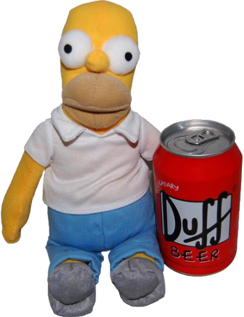 Homer Simpson + 1 Duff Beer - canette - Duff Beer - Compra la mejor ...